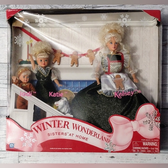 Toys | 1999 Kid Kore Barbie Winter Wonderland Sisters At Home In Box ...
